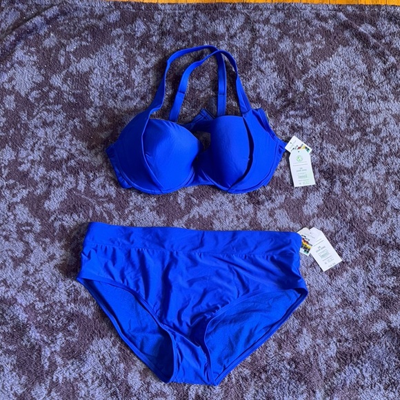 Time and Tru | Swim | 2x Royal Blue Bikini Swimwear Set | Poshmark